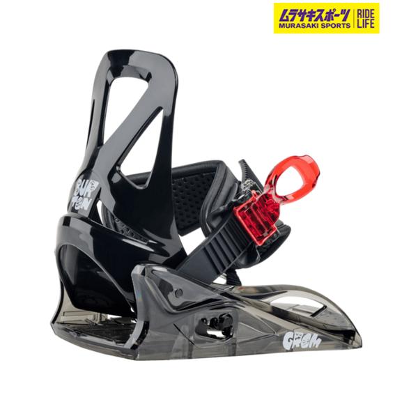 【BURTON】バートンのキッズバインディングキッズ Burton グロム ディスク スノーボードバインディングなら、クルージングやストラップを簡単に装着することができ、自立したスノーボーディングを応援します。オーバーサイズの単一バックルや...