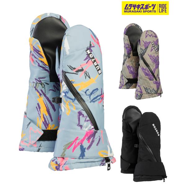 【BURTON】バートンのスノーボードグローブ小さな手を暖かくドライに保つためのイージーオンミット。暖かくて乾燥したミトンであっても、着用するのが難しく、着用し続けるのが難しい場合は何の役に立ちますか？だからこそ、幼児用バートン ミニ ミト...