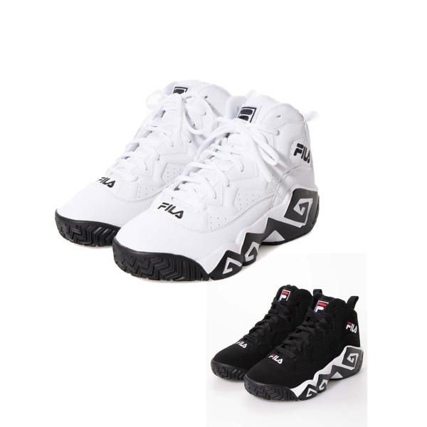 【FILA】フィラのシューズ。1996年リリースの復刻。当時、ダラスマーベリックスに所属していた伝説のスモールフォワード「マッシュバーン/Jamal Mashburn」のシグネチャーシューズ。■素材■【アッパー】人工皮革【ソール】ゴム