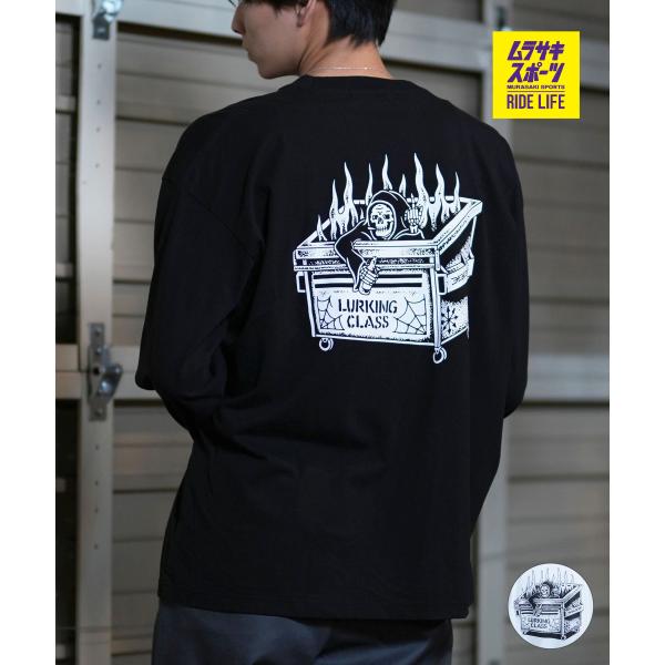 【LAで大人気！スケッチーなアートが生み出す独自の世界。LURKING CLASSのTシャツで異次元の魅力を】→こちらの商品はムラサキスポーツ限定商品です。●ムラサキスポーツオリジナルヘビーオンスボディ使用で今流行りのボックスシルエット●オ...