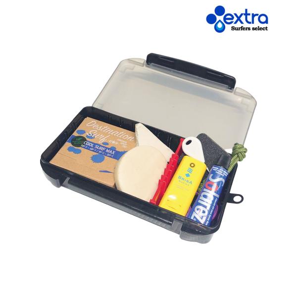 【EXTRA】エクストラのサーフィンアクセサリー仕切りを使えば2-3種類のワックスを並べて入れることができます。 ワックスの保管・整理も楽々《商品詳細》■サイズ■幅212×高さ42×奥行き123mm