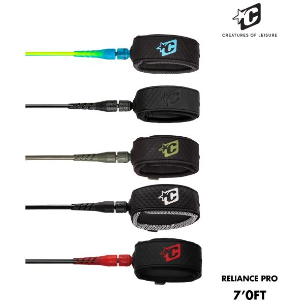 【CREATURES OF LEISURE】クリエイチャーズのリーシュコード。中規模の波やオールラウンドなコンディションに適したレギュラーリーシュ。 7mm コードの新世代の信頼性 Pro リーシュは、幅広い条件に対応できる頼りになるリーシ...