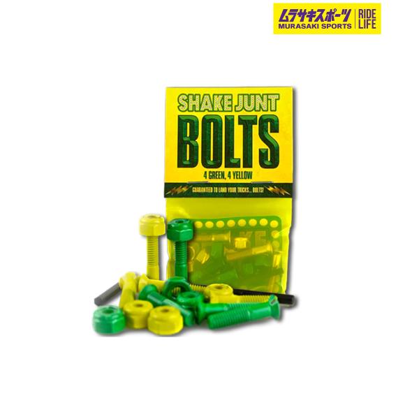 【SHAKE JUNT】シェイクジャントのスケートボードパーツスケートボードのカスタムに欠かせないビスセット BAG O BOLTS（バッグ・オー・ボルツ）。SHAKE JUNT（シェイクジャント）らしいカラフルで個性的なデザインが特徴で、...