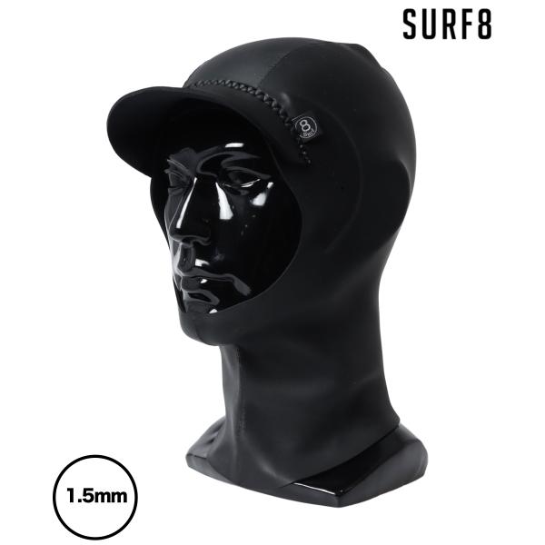 【SURF8】サーフエイトのフードキャップ一度使用するとヤミツキ！1.5MM極薄国産フード。装着ストレスフリーを目指し福島工場でハンドメイドするマシュマロのような柔らかラバーを使用した逸品。MADE IN JAPAN《商品説明》裏生地：高伸...