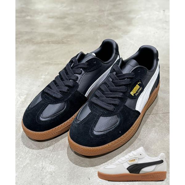 【アーカイブそのままに復刻された、80年代のクラシックなテラスシューズ、プーマ パレルモ】●スマートかつカジュアルなパレルモ モーダは、つま先の特徴的なT形の構造とクラシックなガムソールで、スウェードのアッパー、合成フォームストリップ、半透...