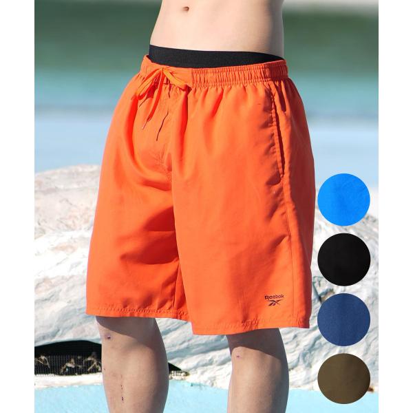 【シンプルデザインで気軽に履ける！】●ワンポイントロゴのサーフトランクスでシンプルに着回し力抜群！●ウエストはシャーリングのゴム仕様なので体にフィット●インナーショーツ付きにより、一枚履くだけでそのまま泳げるのもうれしいポイント●耐塩素加工...