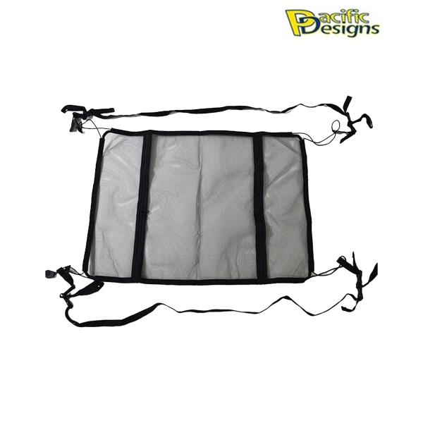 【LEG】レッグのサーフィンアクセサリー。サーフボードを車の中に積み込む為の便利アイテム。サーフボード以外にも小物なども収納できるネット付き。