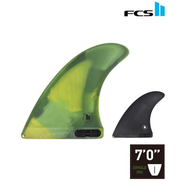【FCS2】エフシーエスツーのフィン。ロブ・マチャドによってデザインされたシングルフィンはクラシックデザインからインスパイアされており、ニュートラルなアウトラインがレールターンにおいて十分なホールドと優れた安定性を発揮し、様々なボードサイズ...