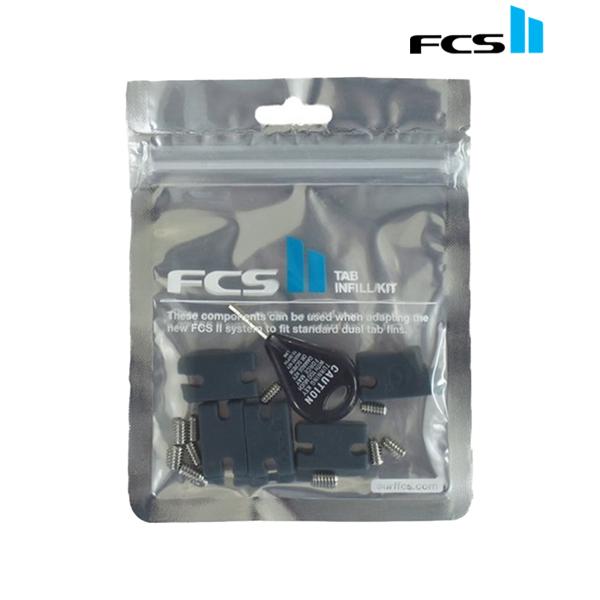 【FCS2】エフシーエスツーのフィンアダプターFCS II 互換性インフィルは、オリジナル (デュアル タブ) FCS フィンのフロント タブと FCS II プラグ フロント スロットの前面の間の隙間を埋めるように設計されています。これら...