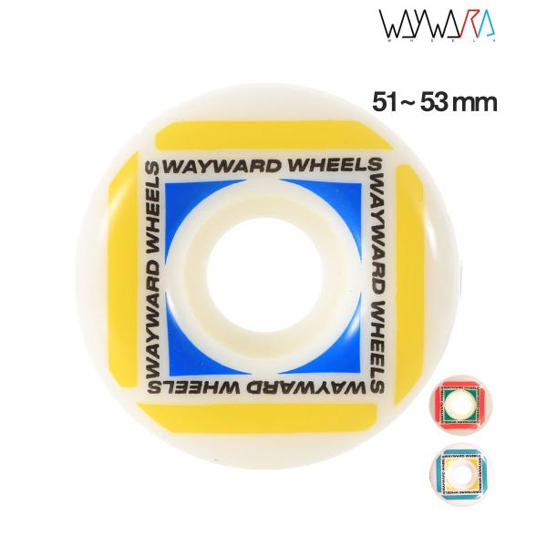 【WAYWARD WHEELS】ウェイワードのスケートボードウィールWayward Wheels（ウェイワード ウィール）Waypoint 53mmは、ストリートからスケートパークまで幅広く対応できる万能ハードウィールです。プロスケーターが...