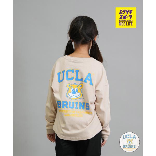 【ムラサキ限定コラボ！UCLAロゴ＆JOEプリントのキッズ長袖Tシャツ】→こちらの商品はムラサキスポーツ限定商品です。●アメリカ西海岸の名門大学「UCLA」と、ストリートカジュアルブランド「ANTIBAL（アンティバル）」がコラボした、ムラ...