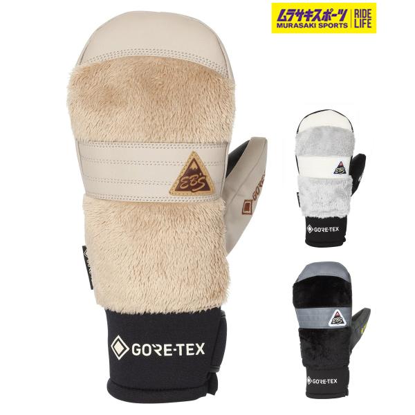 【eb's】エビスのスノーボードグローブeb'sのアイコンとも言える肉球デザインに、まさかのGORE-TEX搭載。目を引くファー×クラリーノのルックスは、ゲレンデ映え間違いなし。見た目のインパクトだけでなく、中身も本気仕様。GORE-TEX...
