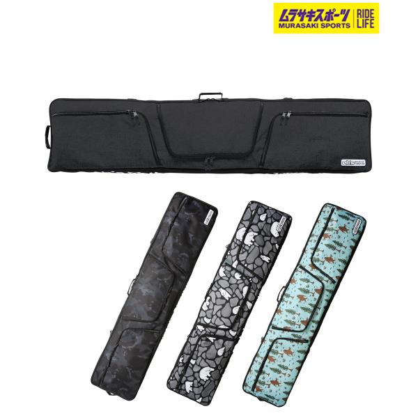 【eb’s】エビスのスノーボードボードケースかさばるウィンターギアを、スマートに分別・収納できるボックス型モデル。両サイドにはブーツ専用室、中央には小物スペースを完備し、ストレスのないパッキングを実現。内部は水・汚れに強いタープ生地、背面＆...