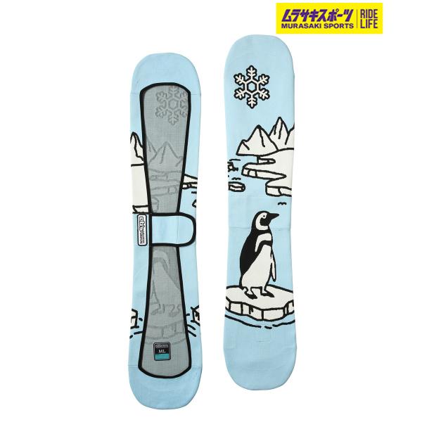 【eb’s】エビスのスノーボードソールガード、ニットカバーニット素材ならではの柔らかさとフィット感で、ボードをしっかり保護しながら扱いやすさも両立。ケースの出し入れがスムーズな伸縮性に加え、通気・吸水性にも優れ、エッジのサビを予防する理想的...