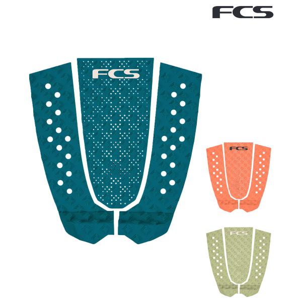 【FCS】エフシーエスのサーフィンデッキパッド。サトウキビベースのバイオフォームで作られた人気のT-3トラクションパッド。3ピースグリップに持続可能性のために再構築された新しいFCSエコトラクションです。快適性、サポート、グリップ力の向上に...