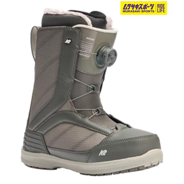 【K2】ケーツーのスノーボードブーツK2のHAVENは他の追随を許さない独創的なフィット感を備えた信頼できるブーツです。クラシックで快適性に優れたIntuitionComfort-Foam 3Dライナーと振動吸収性のあるHarshmello...