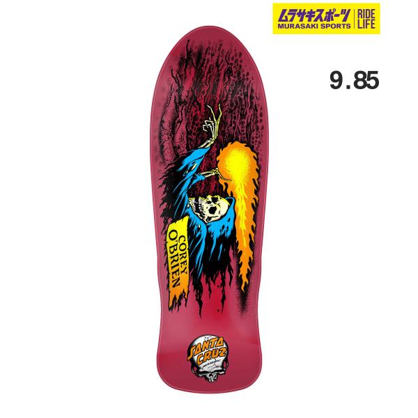 【THREE WEATHER デッキテープを無料サービス！】【SANTA CRUZ】サンタクルーズのスケートボードデッキ伝説的なCorey O'Brienモデルのリイシューバージョン。スポットグロス仕様のグラフィックに、フルディップのキャン...