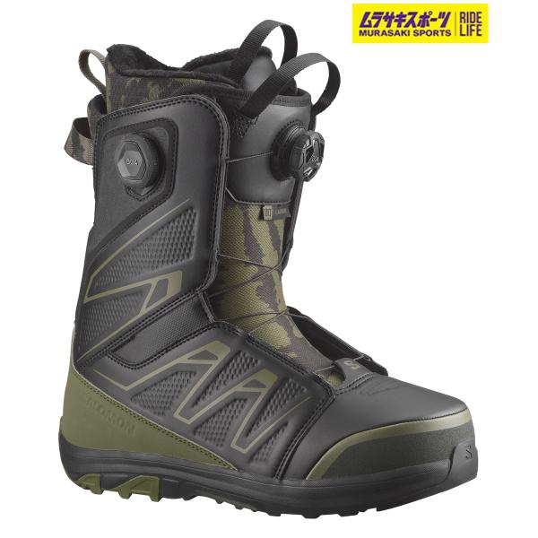【SALOMON】サロモンのスノーボードブーツLaunch BOA SJ BOAはサロモンのアイコニックなスニーカーからインスピレーションを得た、チームライダーお気に入りのパーク、フリースタイルブーツです。耐久性を備えた最高級の素材とフィッ...