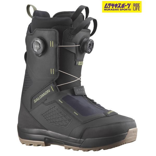 【SALOMON】サロモンのスノーボードブーツEcho Dual BOAはオールマウンテンブーツと呼ぶにふさわしい万能なブーツです。サポート力の高いアッパーにデュアルゾーンBOAを搭載し、あらゆるコンディションで最高級の快適性と万能性を提供...