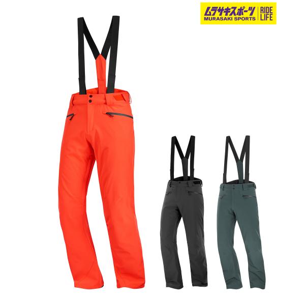 【SALOMON】サロモンのスノーボードウェア、パンツSALOMON EDGE PANTで、最高の滑走を手に入れませんか？軽くて動きやすいこのパンツは、スノーボードを心から楽しむための理想的なウェアです。10Kの耐水圧と透湿性で、どんな天候...