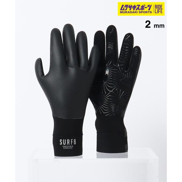 【SURF8】サーフエイトのウィンターグローブ。自転車でのアクセスなど、手のひらの摩耗が気になる方に特におすすめのグローブです。耐久性に優れた手のひら部分で長時間の使用にも対応しつつ、人差し指部分にはプリントをあえて省くことで、顔をぬぐう際...