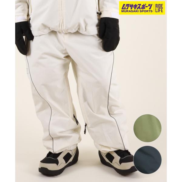 【JACK FROST】ジャックフロストのスノーボードウェア、パンツJACK FROST PIPELINE PANTSで、最高の滑走を手に入れませんか？トレンド感抜群のワイドシルエットが、あなたのスタイルを格上げ。でも、見た目だけじゃないん...