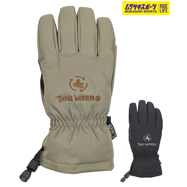 【THREEWEATHER】スリーウェザーのスノーボードグローブ極寒のゲレンデでも指先までしっかり暖かい、THREEWEATHERの5本指オーバーグローブ。最大の魅力は、NASAの断熱技術を応用した「ETHERMALOFT AEROGEL」...