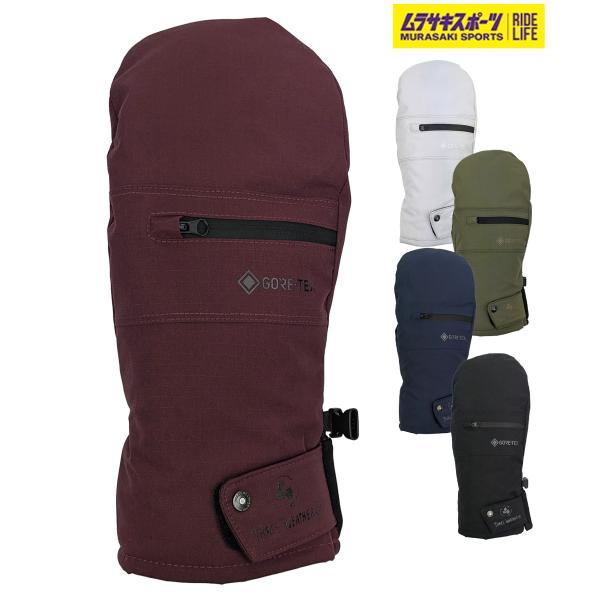 【THREEWEATHER】スリーウェザーのスノーボードグローブアクティブな動きに対応する、軽快で高機能なミトン。THREEWEATHERのGORE ACTIVEモデルは、透湿性に優れたGORE-TEX「ACTIVE」テクノロジーを採用し、...