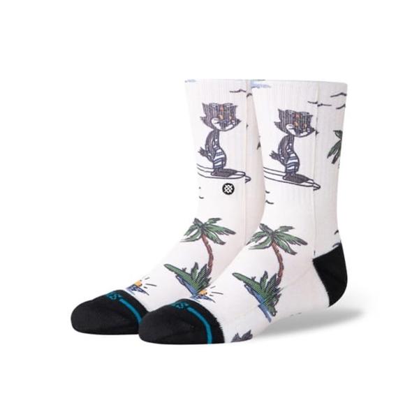 【ユニセックスで楽しめるポップなデザイン】●肌触りの良い滑らかな素材と深いヒールポケットが足のラインに心地よくフィットし、踵とつま先部分に施された強化加工が優れた耐久性を実現。●スタンスならではの極上のフィット感と遊び心あふれるデザインでコ...