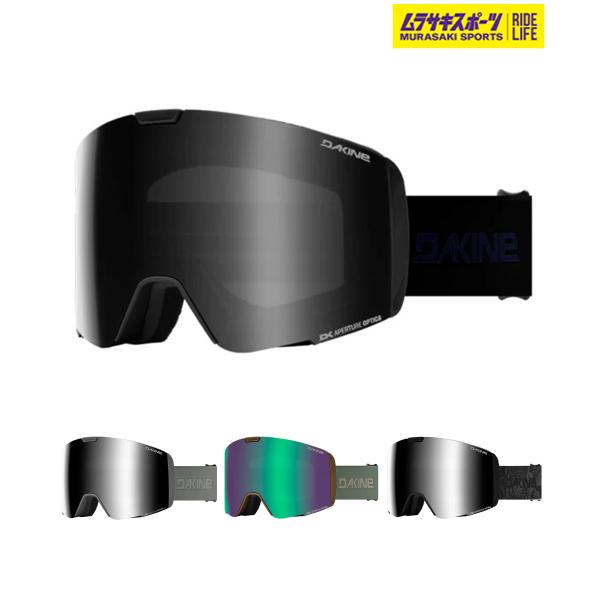 【DAKINE】ダカインのスノーボードゴーグルです。広い視界とヘルメットとの相性が抜群な、ラージサイズのセミフレームレスゴーグル。植物由来の素材を使用し、環境への配慮と機能性を両立させたエコな一面も魅力です。独自の「DK interLOCK...