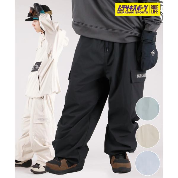 【DC】ディーシーのスノーボードウェア、パンツライダーのリクエストに応えて誕生した、今シーズントレンドのスーパーワイドパンツ。メッシュライナーがさらっとした着用感をもち、ポケットはベンチレーションとしての機能を兼ね備えます。ゴム仕様のウエス...