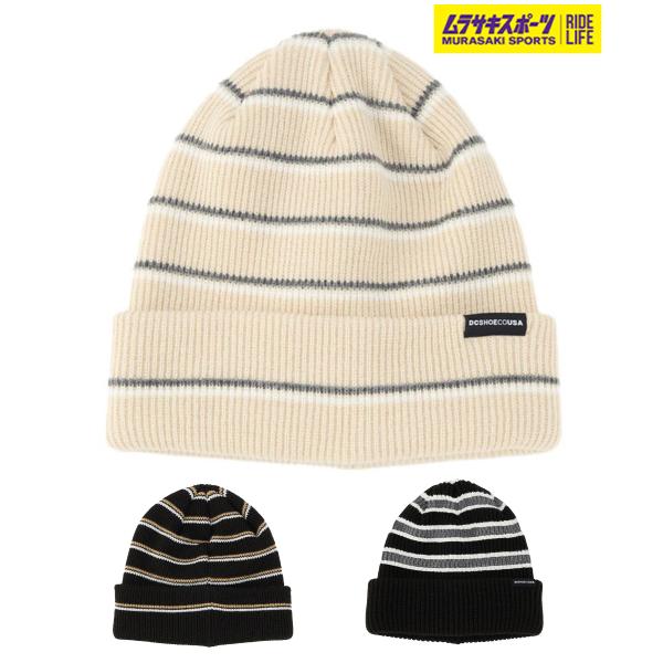 【DC】ディーシーのビーニーです。90年代を彷彿とさせる、レトロテイストなボーダー柄が印象的なカフビーニー。秋冬のコーディネートにアクセントを加えつつ、スマートな印象も演出してくれます。アクリル素材のニット生地は、ソフトな被り心地が魅力。オ...