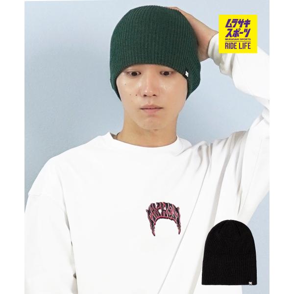 【小さめのDCスターロゴラベルをワンポイントに配置したスタンダードなビーニー。】●先を折り返してシルエットを変化させれば幅広い着こなしに対応が可能です。●一部リサイクルポリエステルを使用。●ウェアとリンクさせることで、こなれ感のあるコーディ...