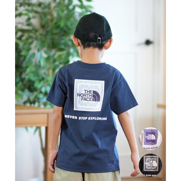 【リサイクルポリエステルと風合いのよいコットンを混紡した、ニット素材の半袖Tシャツ】●コットンライクな生地で、しなやかな着心地です。●UVケア（UPF15-30、紫外線カット率85％以上）機能付き。●バンダナをイメージした地紋のスクエアロゴ...