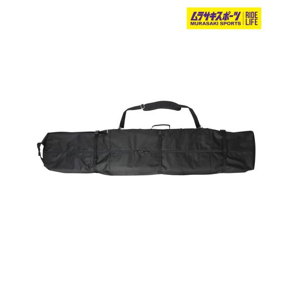 【north peak】ノースピークのスノーボードケース。ウェア、板、ブーツ、アクセサリーなどが収納可能。長さ調節も出来、クッションパッド内蔵で安心。≪商品詳細≫■機能/特徴■・手提げ、ショルダー、リュックの3WAY仕様・上部をくるくる巻い...