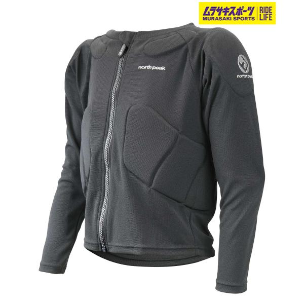 【northpeak】ノースピークのスノーボード、プロテクターさあ、お子さんのスノーボードデビューを、もっと安全に、もっと楽しくしませんか？northpeak JUNIOR BODY PROTECTORなら、思いっきり滑っても安心。キッズ向...