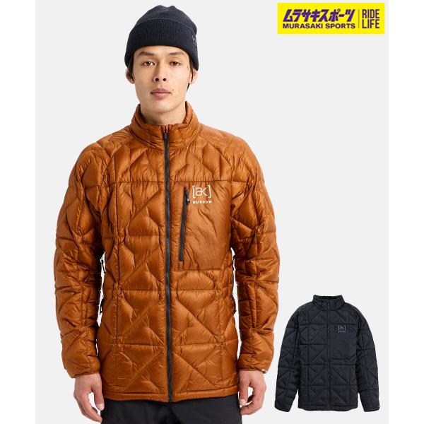 【BURTON】バートンのスノーボードウェア、インナーダウン インサレーション入りテクニカル ジャケット。 ポケットに収納可能な、保温性の高い800フィルパワーのハイロフトダウン。ランチの時間も、風の強い山頂も、寒い朝も、メンズ Burto...