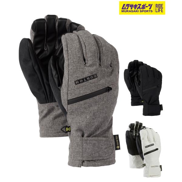 【発売日：2025年08月21日】【BURTON】バートンのスノーボードグローブ防寒性と快適性を両立した高機能スノーグローブ。中綿入りの設計に加え、GORE-TEX素材が優れた防水・透湿性を提供。汗による不快感を軽減しつつ、しっかりと暖かさ...