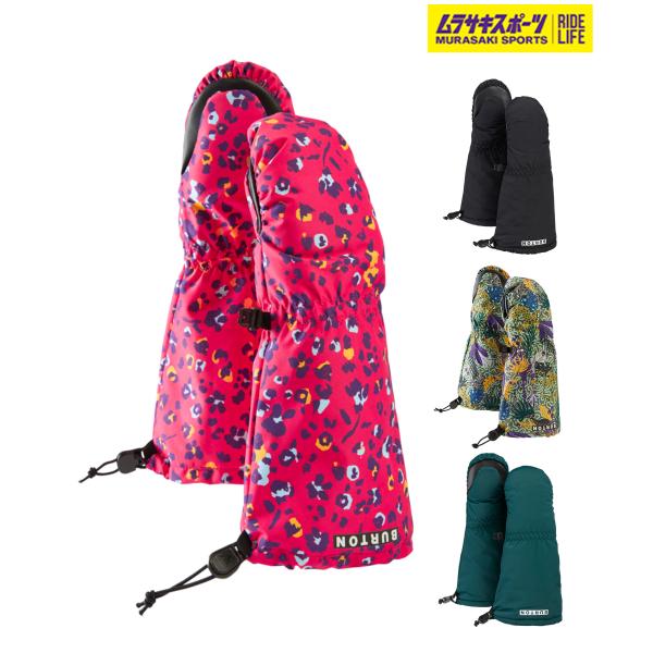 【BURTON】バートンのスノーボードグローブ「一人でつけられる！」を叶えるキッズ仕様。高い防水性・透湿性・速乾性を誇るDRYRIDE二層構造と、薄型ながら頼れるDRYRIDE Membrane 2.0が、雪や湿気からしっかりガード。The...
