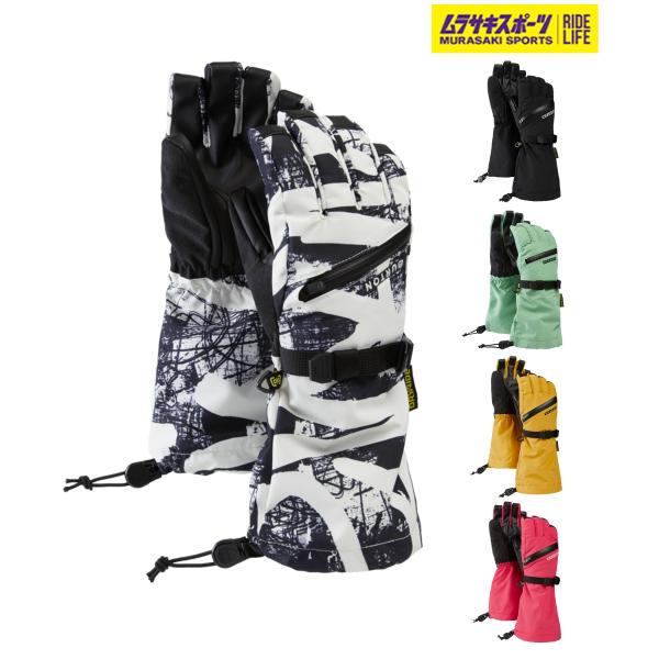 【発売日：2025年08月21日】【BURTON】バートンのスノーボードグローブ雪の日も、自由に遊ぼう。防水性と透湿性を備えたDRYRIDE二層構造に、手のひらにはタッチ操作対応のScreen Grab加工。しっかり保温できるThermac...