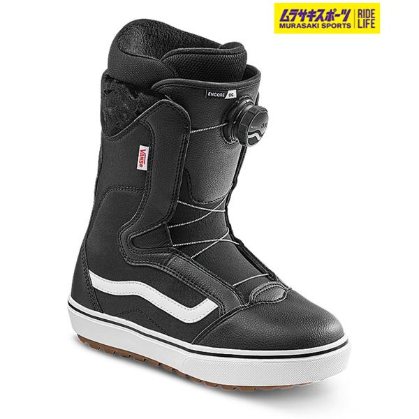 【VANS】バンズのスノーボードブーツ女性ライダーのために設計された、軽量かつシンプル操作のBOAシングルダイヤルモデル。即調整できる利便性に加え、V1インナー＆アウトソールが安定した滑りと快適なフィット感を両立。クラシックなSideStr...