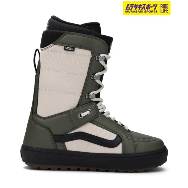 【VANS】バンズのスノーボードブーツ歴代ベストセラーの名にふさわしい、伝統と機能が融合した定番モデル。クラシックなレース仕様にInstep Lace LockoutやInternal Web Harnessでサポート性を強化。V1アウトソ...