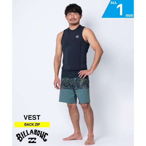 【BILLABONG】ビラボンのウェットスーツ。FSC(www.fsc.org)認証の1MM NATURAL RUBBERを全身に使用！従来の植物性原料ラバーの固定概念を覆す程‥驚異の伸縮性能を高次元に実現。ノンストレスな着用感と100%U...