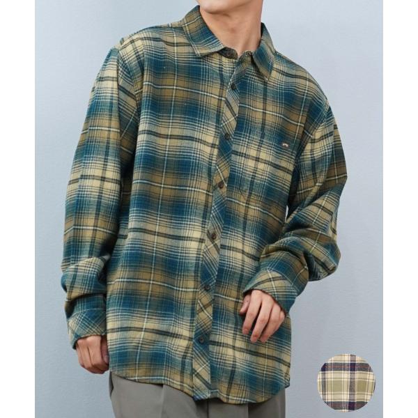 【アメカジスタイルのマストアイテム！】●やや厚手のコットンフランネル生地を使用したチェック柄の長袖シャツ。●左胸ポケットにBILLABONGタグをさりげなくあしらいました。●ヒップにかかるくらいの丁度よい丈感なので、アウト・インどちらでも綺...