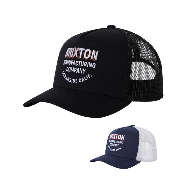【懐かしさと新しさを絶妙にミックスしたヴィンテージライクなキャップ】●フロントに落とし込まれたブランドネームのレタリングが映える5パネルのメッシュキャップ。●芯ありの高めのフロントパネルに、刺繍で落とし込まれたBRIXTONのレタリングが映...