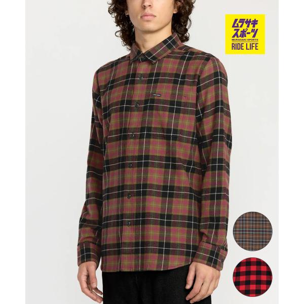 【上質なコットン100%の糸染め生地で仕立てた長袖シャツ。】●クラシックなフィットは幅広い体型に馴染み、多様なスタイリングに柔軟に対応。●存在感のある大きなブロックチェック柄が特徴で、カジュアルな装いに個性を加える。●左胸には実用的なポケッ...