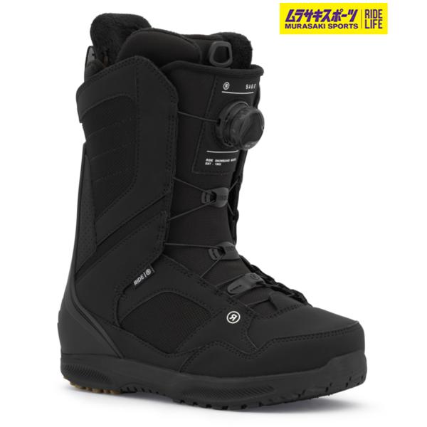 【RIDE】ライドのスノーボードブーツSageは、快適さと使いやすさを追求して作られています。このブーツはどこへでも履いていけ、一日中足を暖かく快適に保ちます。Intuition Plush Foam LinersとH4 BOACoiler...