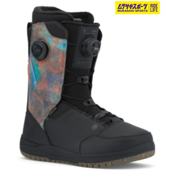 【RIDE】ライドのスノーボードブーツLasso Proと似ていますが、フリースタイルの完璧さを追求するために少しフレックスを求めるライダー向けに、LassoはBOAH4 Coiler Fit Systemを搭載し、ブーツの中で足をしっかり...