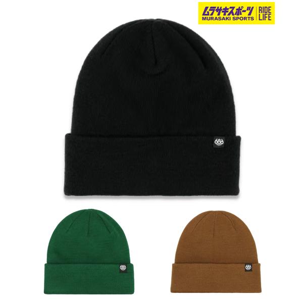 【686】シックスエイトシックスのスノーボード、ビーニー都会とゲレンデ、シームレスに繋がる、686 STANDARD ROLL UP BEANIE。シンプルだからこそ、どんなスタイルにも合わせやすい定番ビーニー。100%アクリルニットの柔ら...