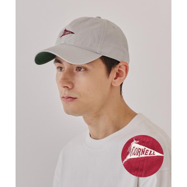 【コーネル大学 6パネルウォッシュキャップ】●1865年設立でニューヨーク州イサカの私立大学「コーネル大学/Conell University」。●アイスホッケーの強豪校。綿ツイル地の帽子前面に大学オリジナルのヴィンテージロゴ、背面にはワー...
